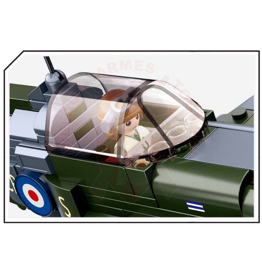 Kit complet Sluban WW2 British Fighter – Billau Armes Tournai