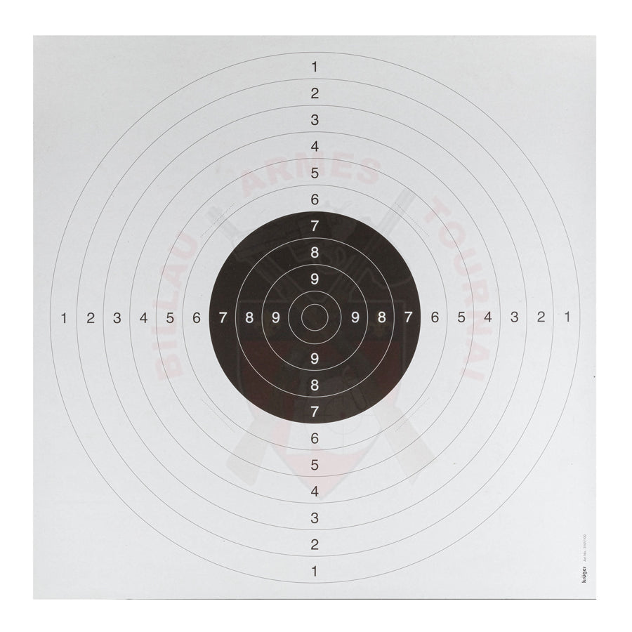 Cible 52x52 Papier B – Billau Armes Tournai