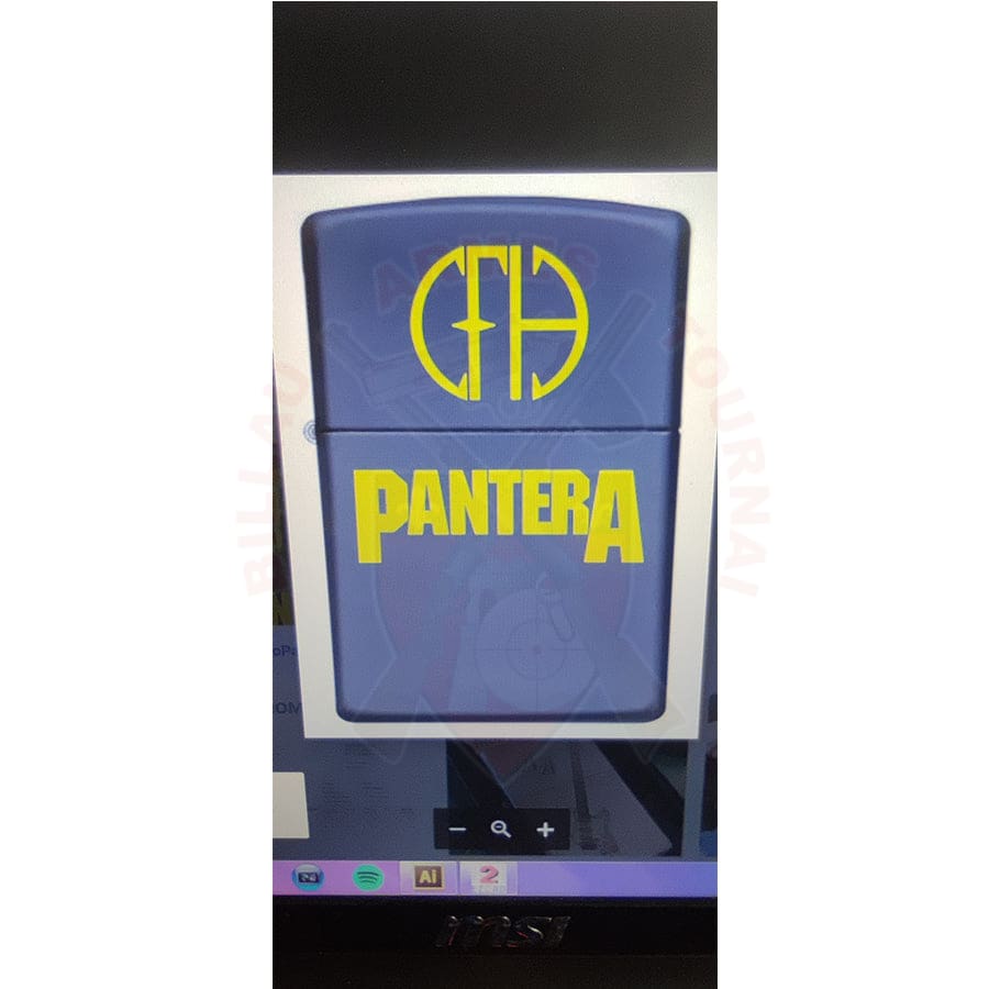 Création projet complet et Gravure Laser Thème Pantera Cowboys From He ...