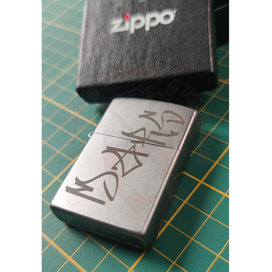 Gravure Laser Zippo Thème Graffiti – Billau Armes Tournai