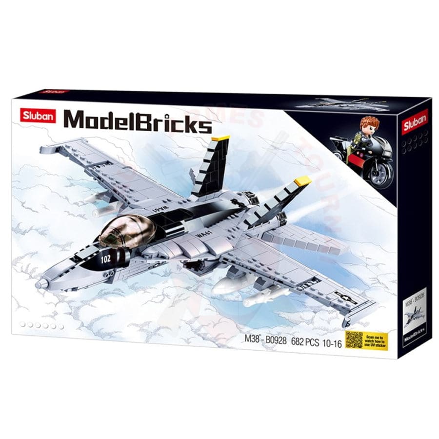 Kit complet Sluban F-18 Top Gun – Billau Armes Tournai