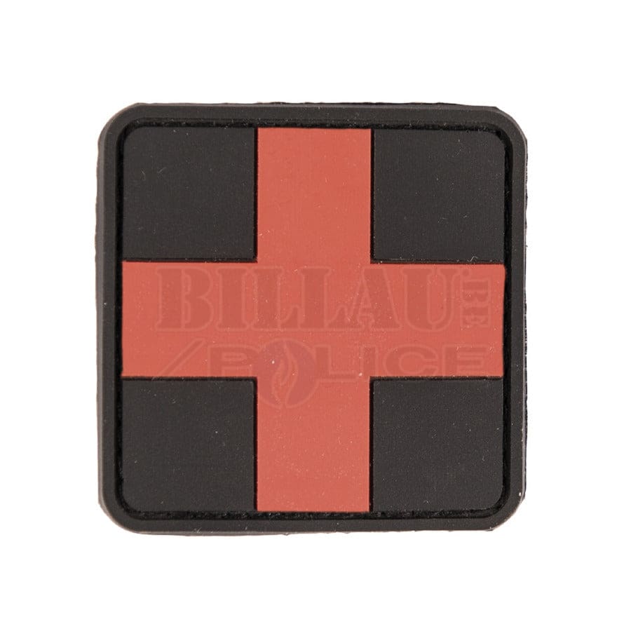 Patch PVC 3D Medic Cross Noir & Rouge – Billau Armes Tournai