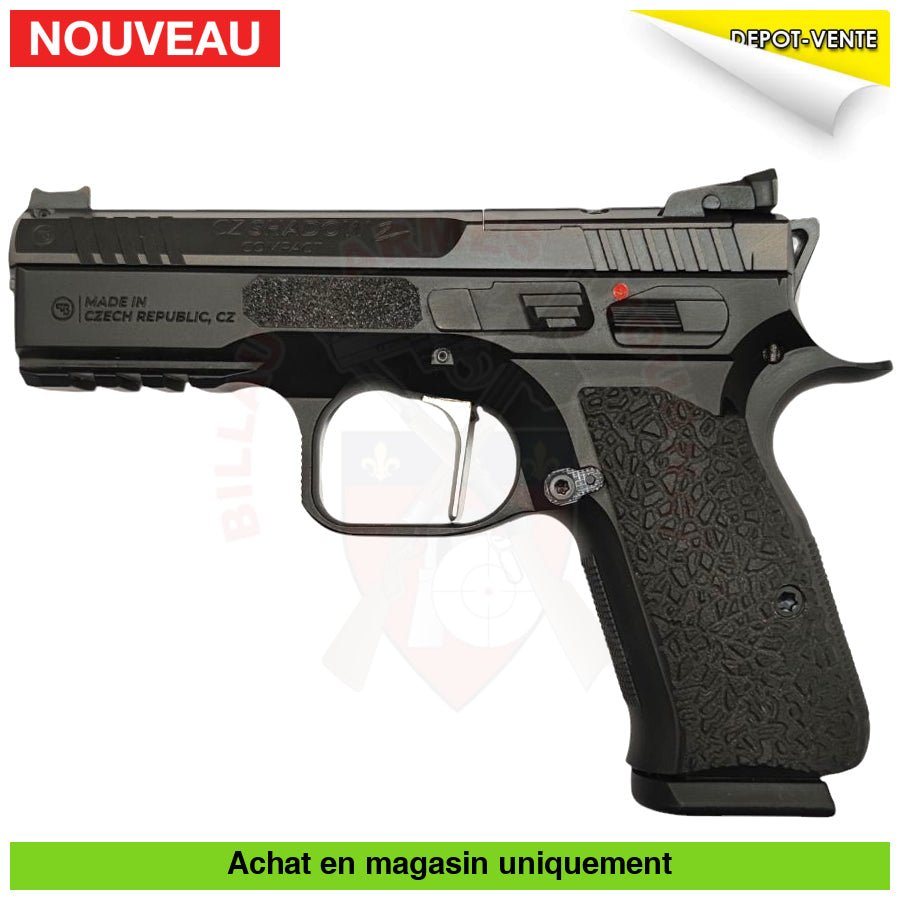 Pistolet semi-auto CZ Shadow 2 Compact Optic Ready Custom cal. 9mm Par ...