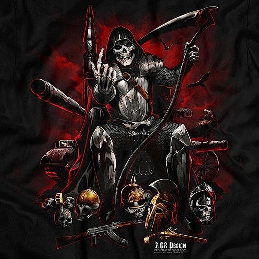 Pull à capuche Hoodie 7.62 Design Warlord Noir – Billau Armes Tournai