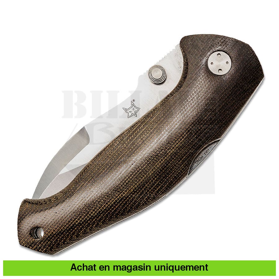 Couteau pliant Fox Mojo Micarta Jens Anso Design – Billau Armes Tournai