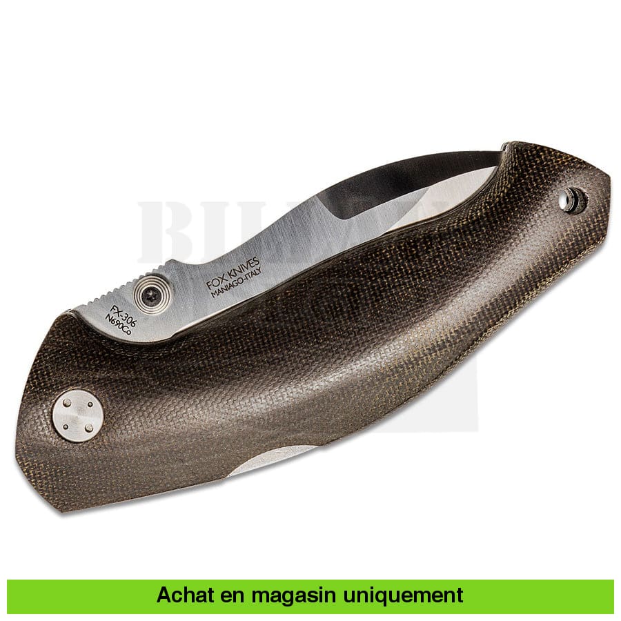 Couteau pliant Fox Mojo Micarta Jens Anso Design – Billau Armes Tournai