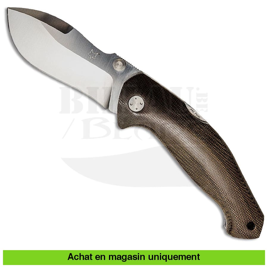 Couteau pliant Fox Mojo Micarta Jens Anso Design – Billau Armes Tournai