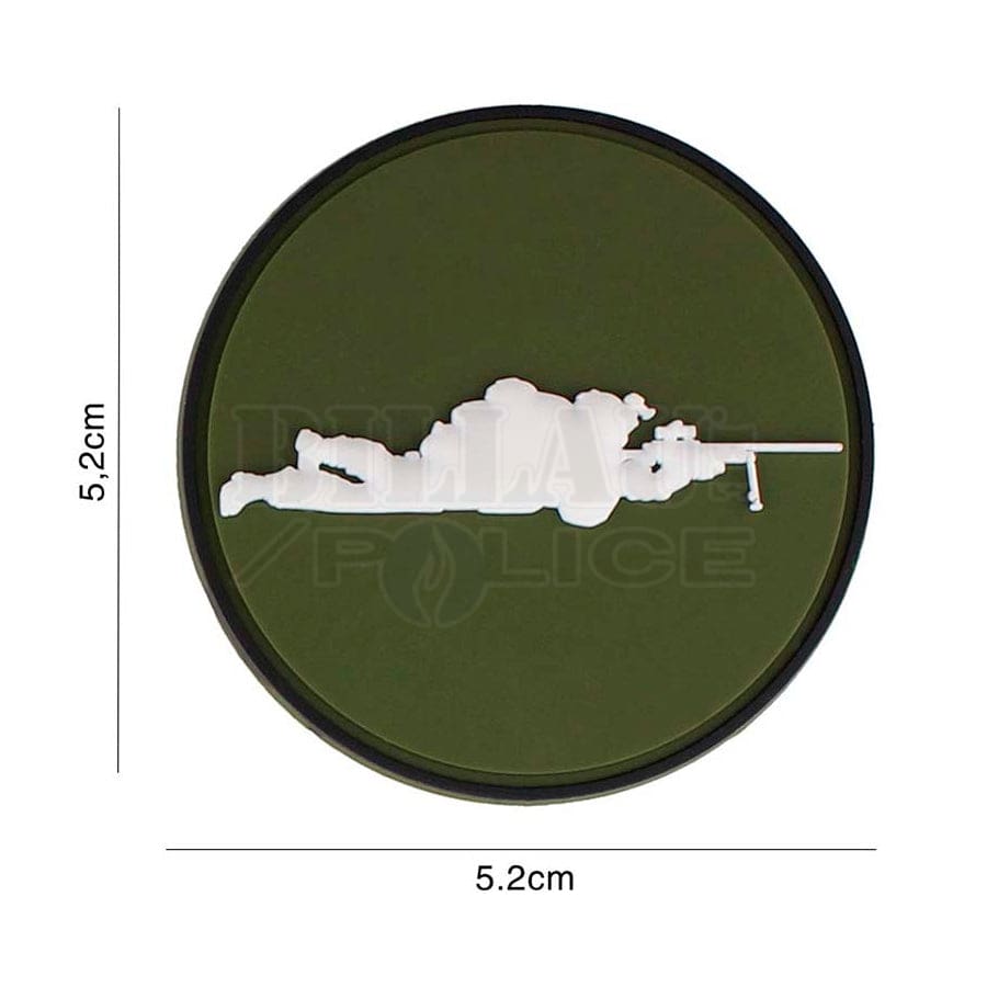 Patch PVC 3D Sniper OD Round – Billau Armes Tournai