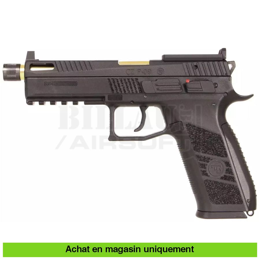 Pistolet GBB Co2 CZ P09 Optic Ready – Billau Armes Tournai