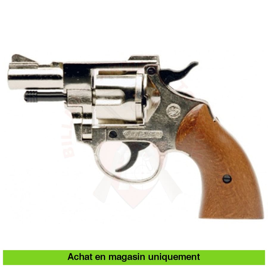 Revolver à blanc Bruni Olympic Nickel .22 – Billau Armes Tournai